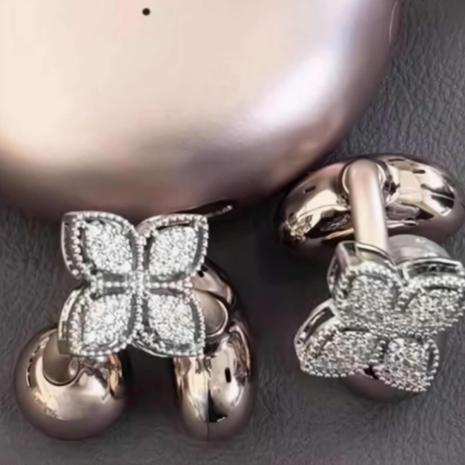 Amazon.com: Rhinestone for Clip on Earbuds Open Ear,Clip On Earbuds ...
