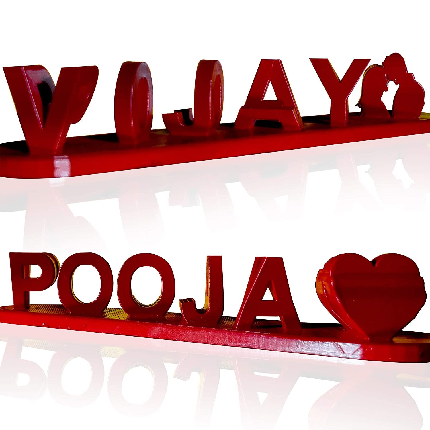 Pooja Name Logo 3d