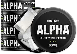 Amazon.com: Fully Loaded Alpha Nootropic Pouches (Lime) - 5 Cans - 15 ...