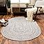 Amazon.com: Super Area Rugs Farmhouse Braided Rug 2' X 3' Oval Cotton ...