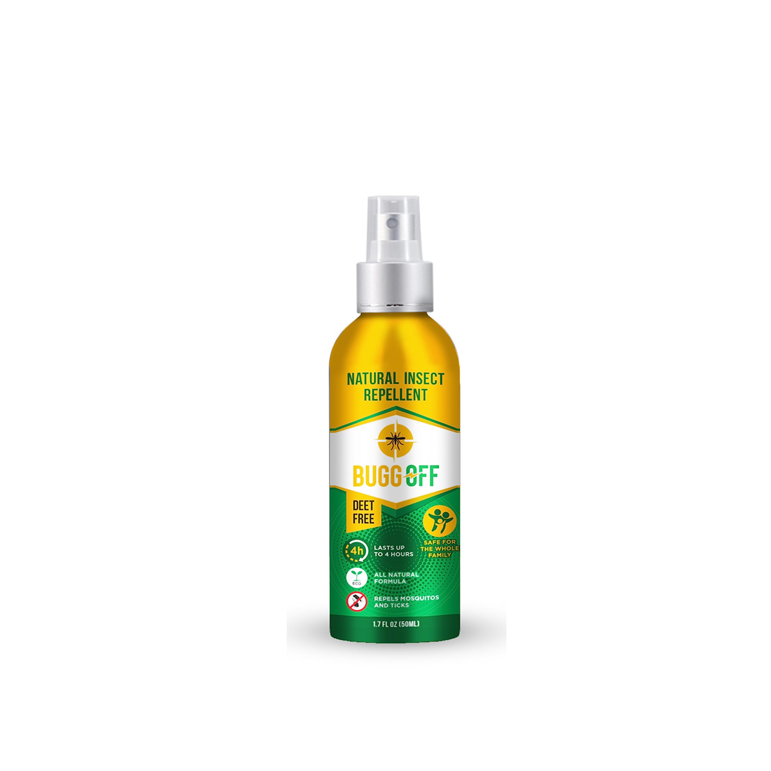 Amazon.com: Natrual Mosquito, Gnats & Tick Bug Spray Repellent, 1.7 FL ...