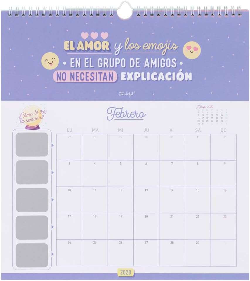 Wall Calendar 2020 – The First Calendar Forecast for The Future – BigaMart