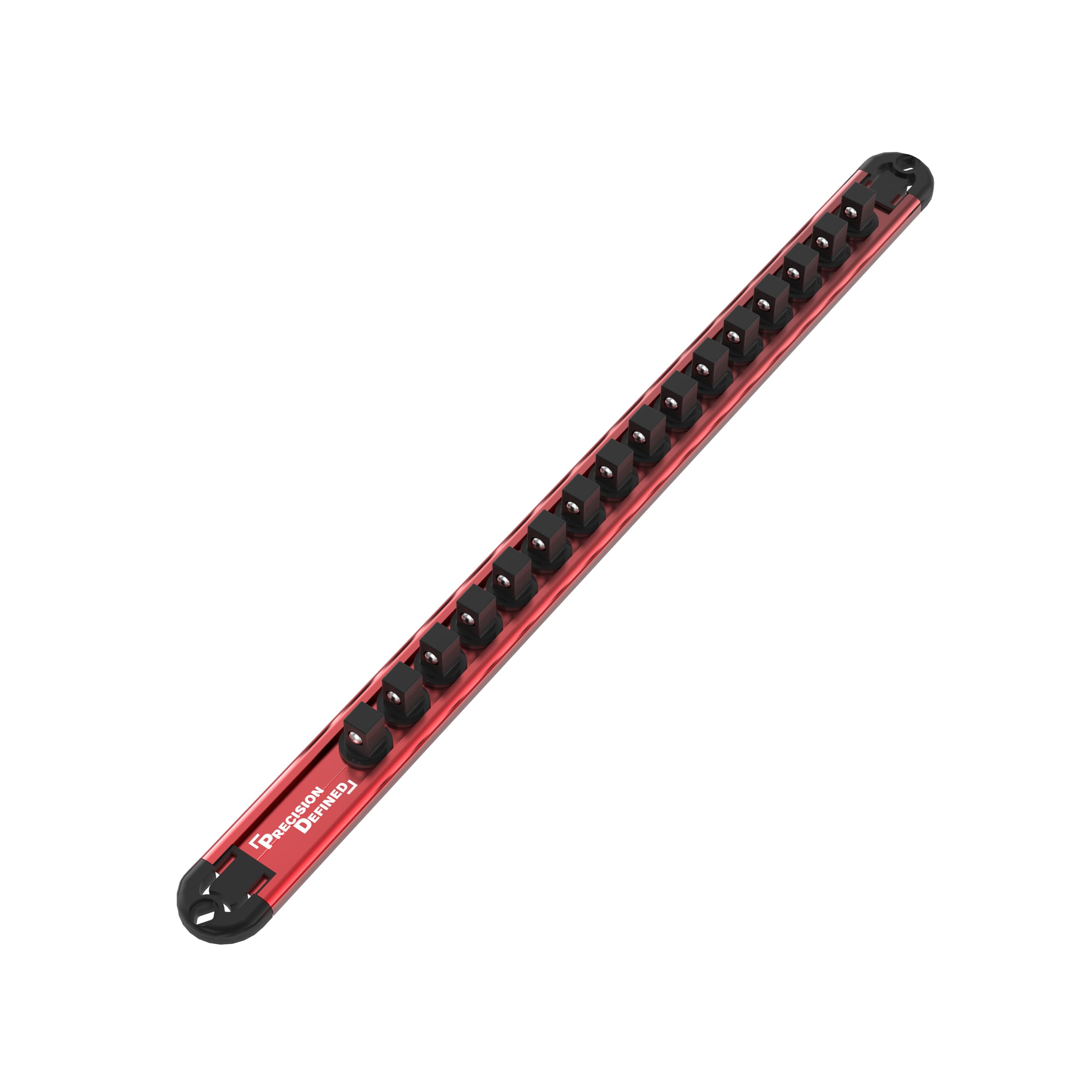 Amazon.com: Precision Defined Aluminum Tool Socket Holder | Red, Single ...