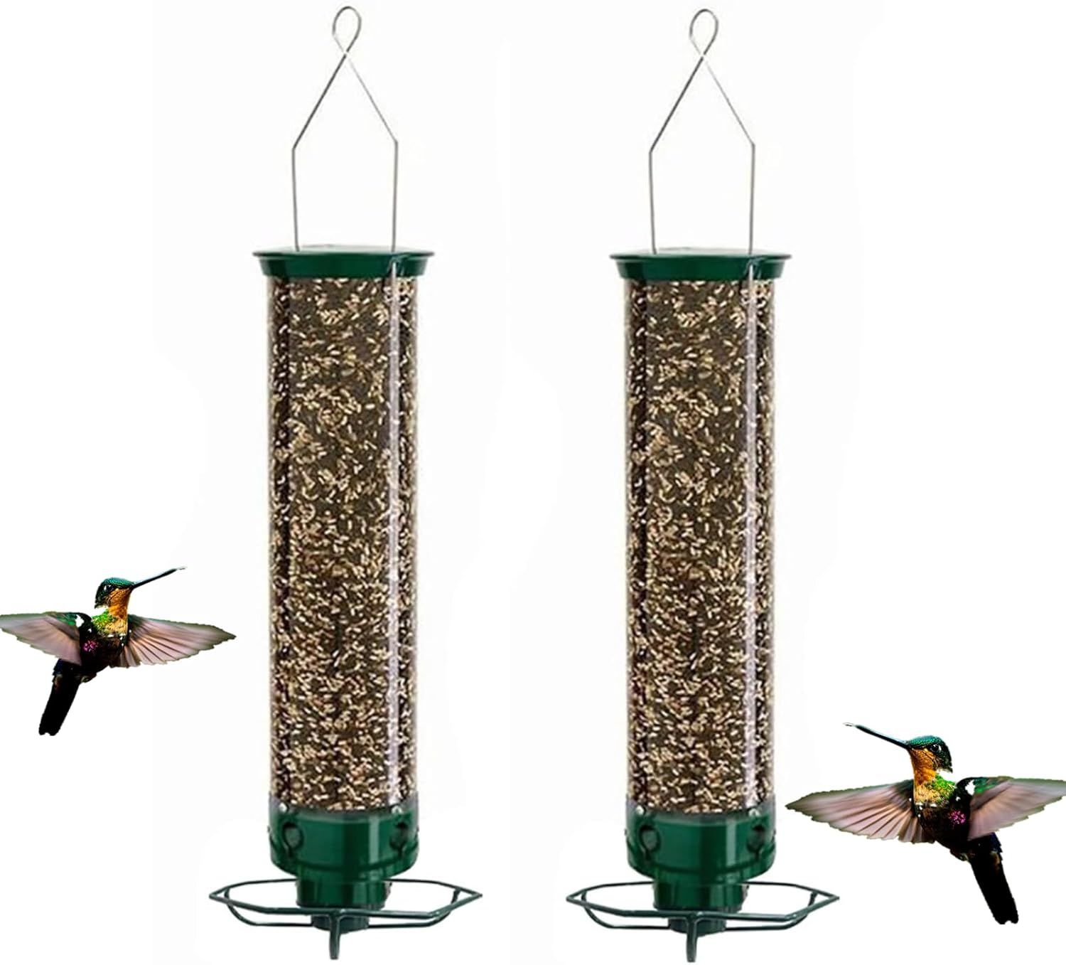Amazon.com : Squirrel Proof Rotating Bird Feeder, Outside Bird Feeders ...