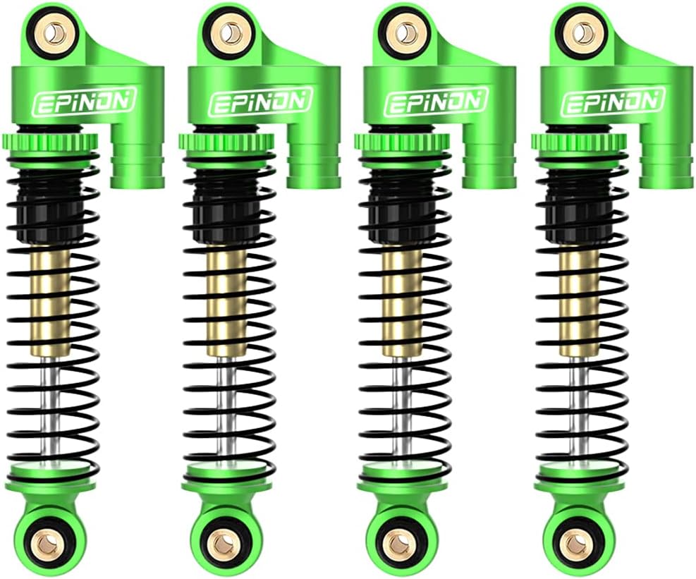 Amazon.com: EPINON All Aluminum Front & Rear Shocks for FMS RocHobby ...