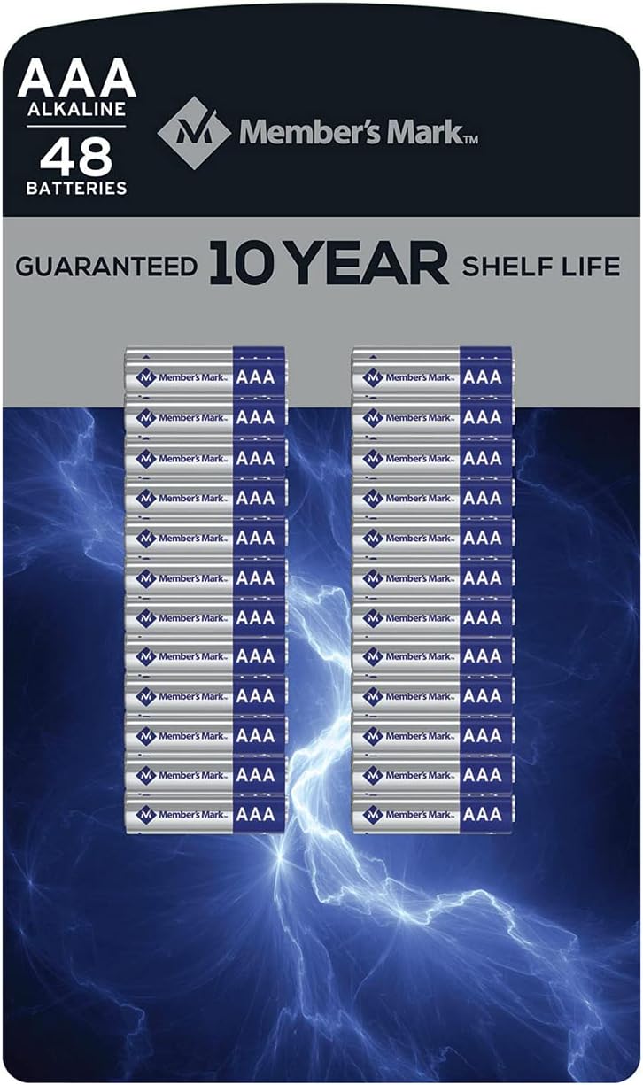 Amazon.com: Member's Mark Alkaline AAA Batteries (48 Pack) : Health ...