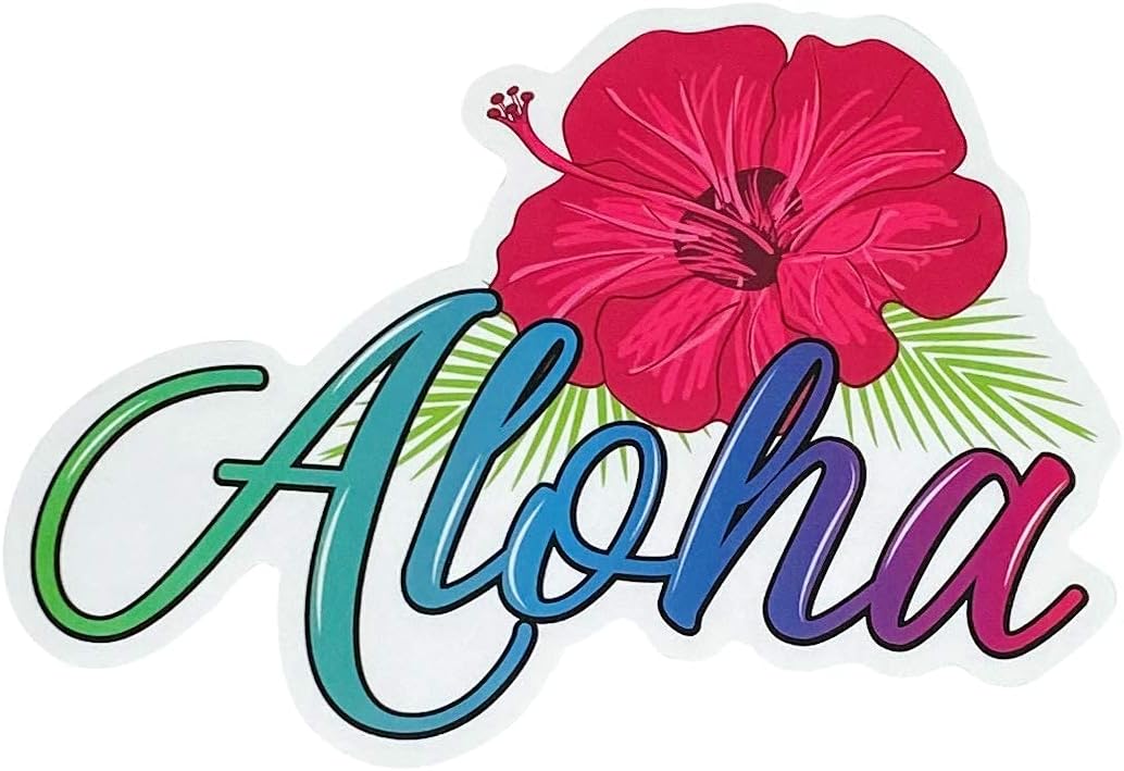 Buy Aloha Designs - Aloha Hawaii 8x10 Wall Art Print Hardboard Painting ...