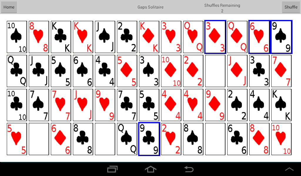 Gaps Solitaire - App on Amazon Appstore