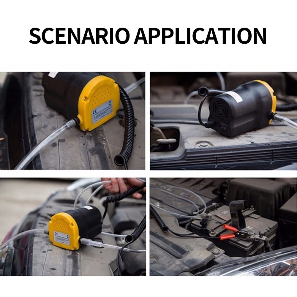 Snapklik.com : Oil Extractor Pump Diesel Fluid Transfer,12V 60W Oil ...