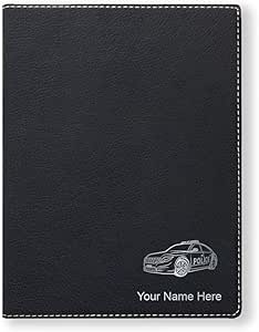 Amazon.com : Small Portfolio Notepad, Police Car, Personalized ...