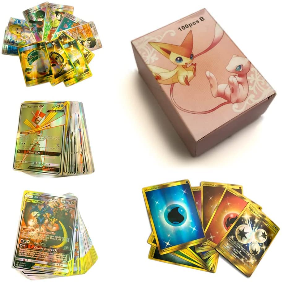 Buy 100Pcs Japanese Booster Packs Cards at Random V VMAX Shining Cards ...