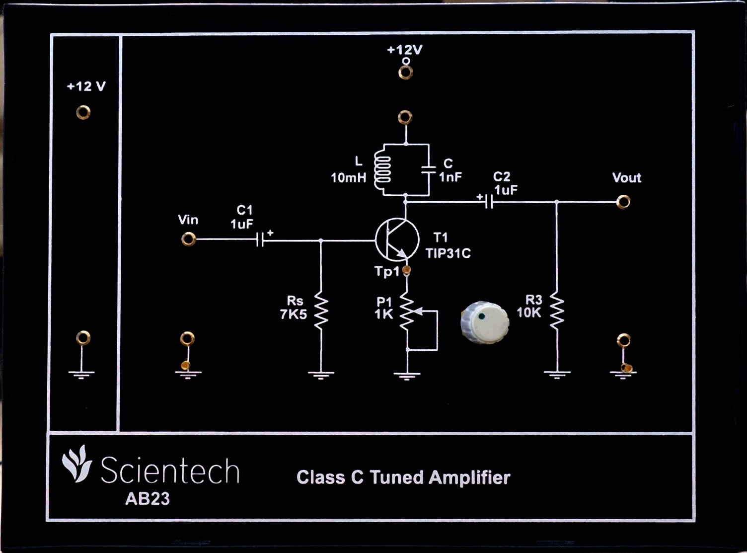 Buy AB23- Class C Tuned Amplifier Experiment Board and Trainer Kit with ...