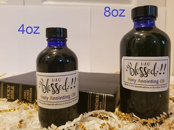 Amazon.com : Holy Anointing Oil - Exodus 30:22-25 Specifications (Myrrh ...
