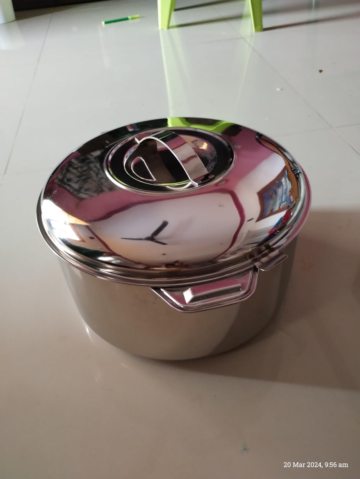 Buy Paras Homeware Sigma Steel Casserole|Food Grade | Easy to Carry ...