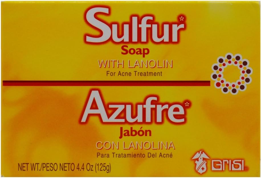 Amazon.com : Contifarma AZUFRE + ACIDO SALICILICO, jabon, tratamiento ...