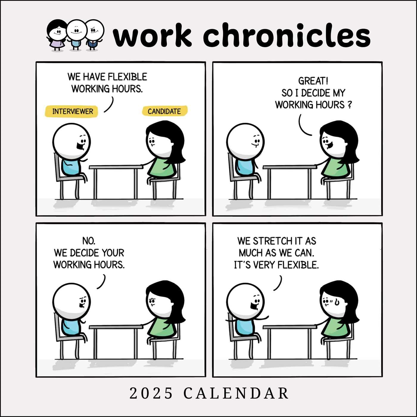 Work Chronicles 2025 Wall Calendar: ., Bob: 9781524893002: Amazon.com: Books