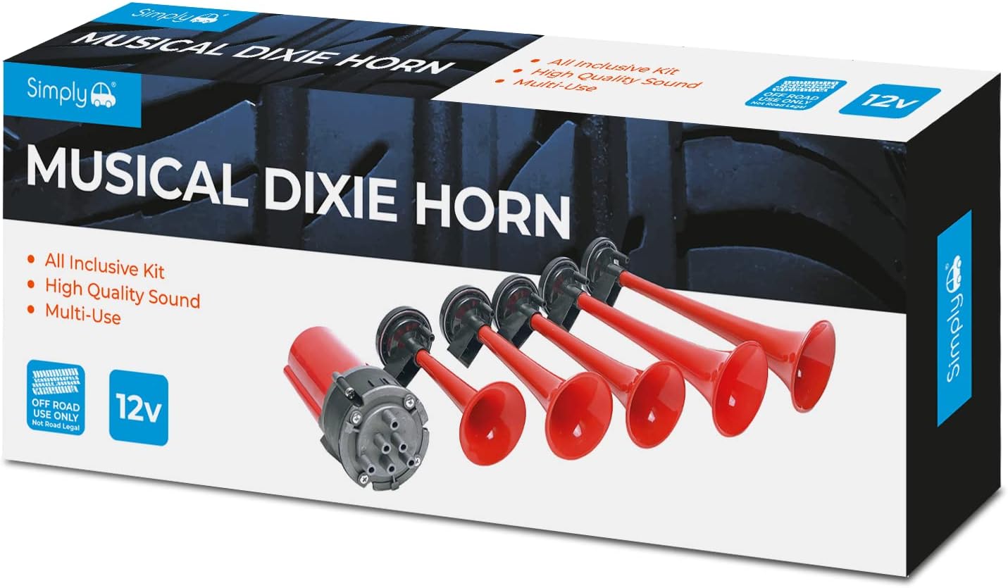 Simply Auto DIX01 Musical Dixie Horn 12V for Cars, Trucks, Vans ...