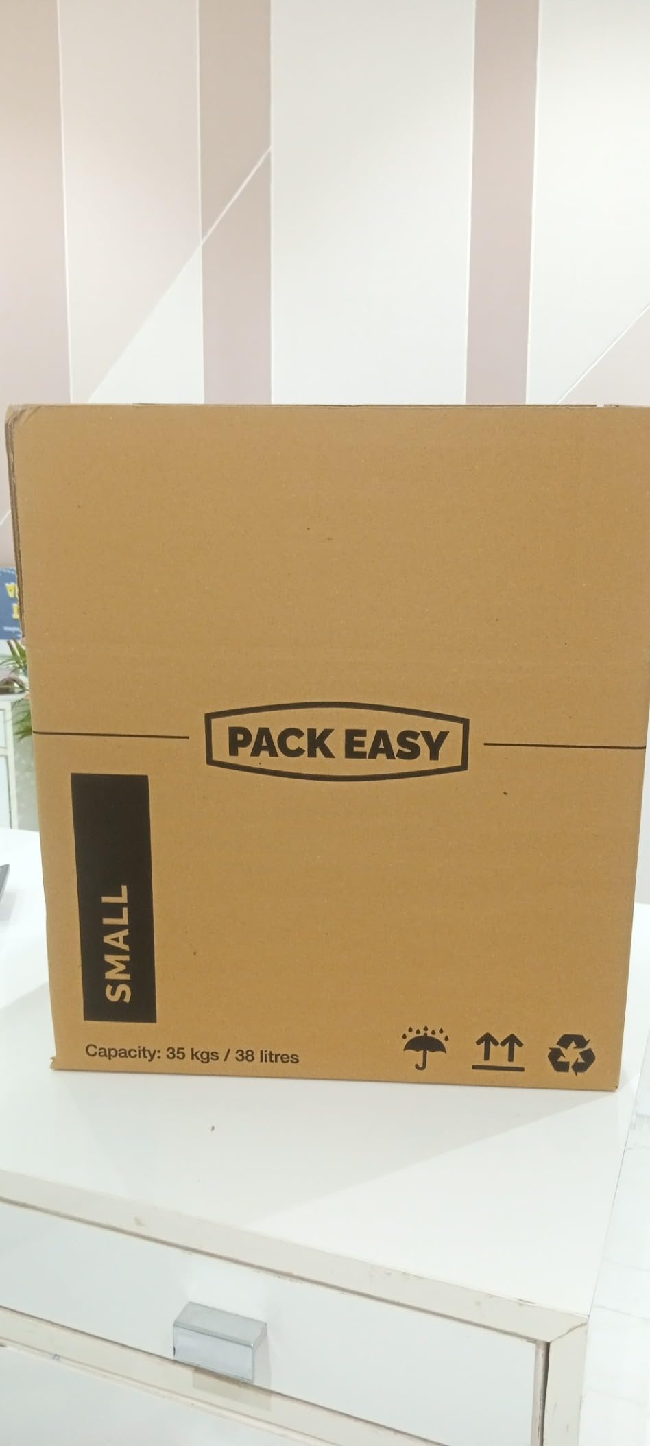 Pack Easy 16x12x12 inch 5 Ply Small Corrugated Box for Packing, Moving ...