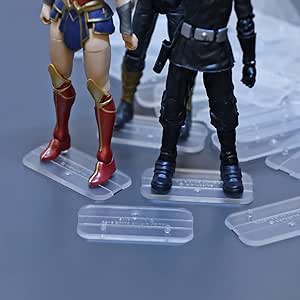 Amazon.com: FIGURESLAB 100PCS 6 inch Action Figure Stand Display, Figures Toy Organizer Bases ...