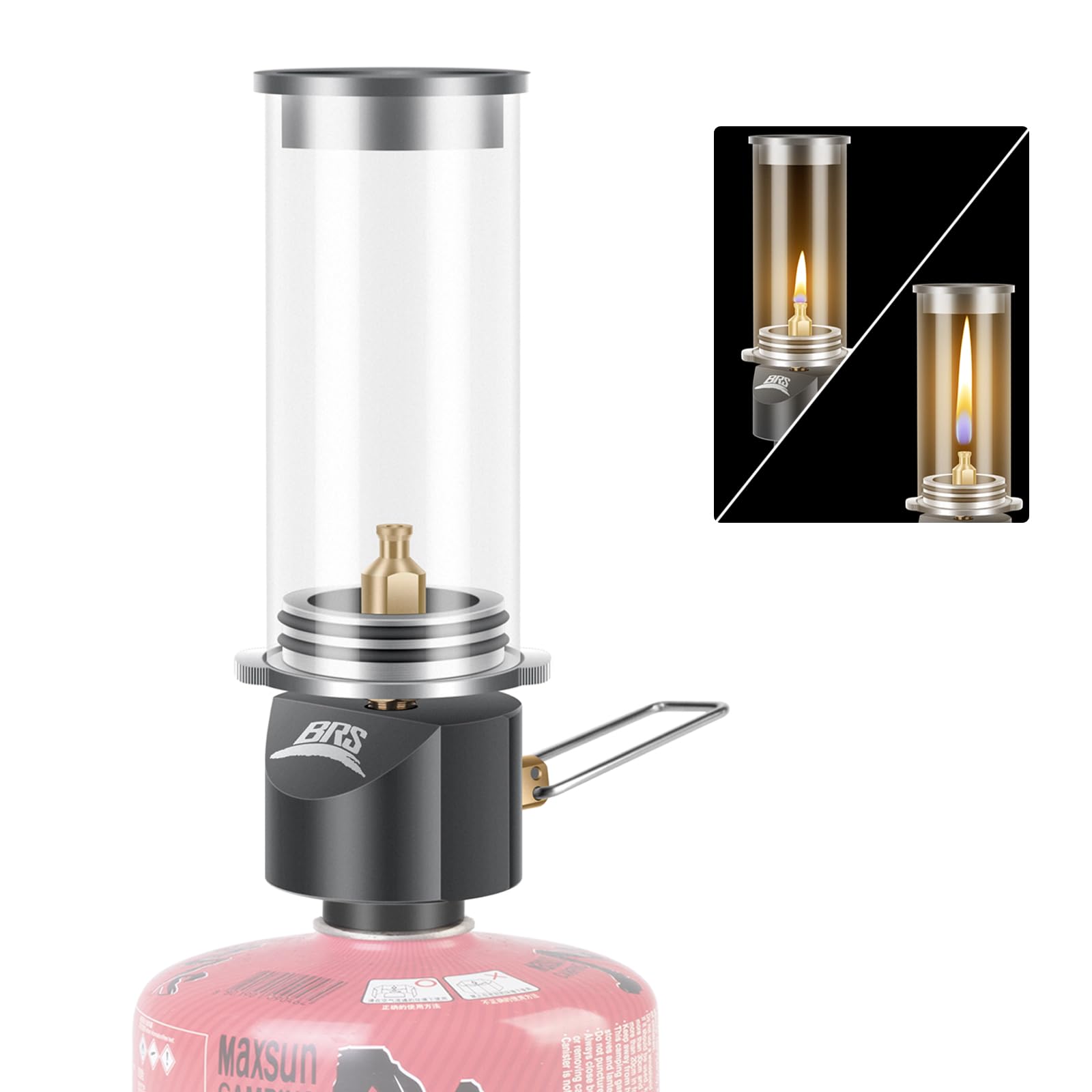 Tentock Gaslampe Sturmlaterne Gas Camping Lampe Winddichte ...