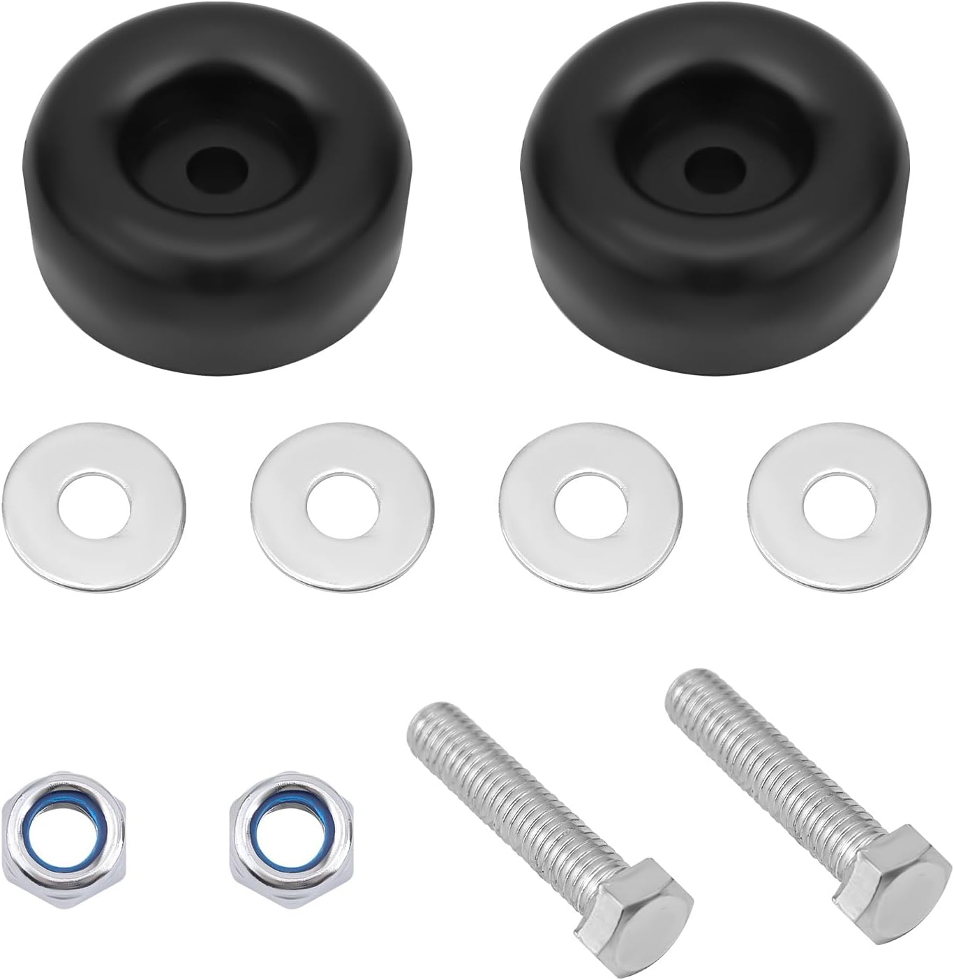 Amazon.com: 2pcs Trailer Door Bump Stops, 2.5 Inch Round Rubber Foot ...