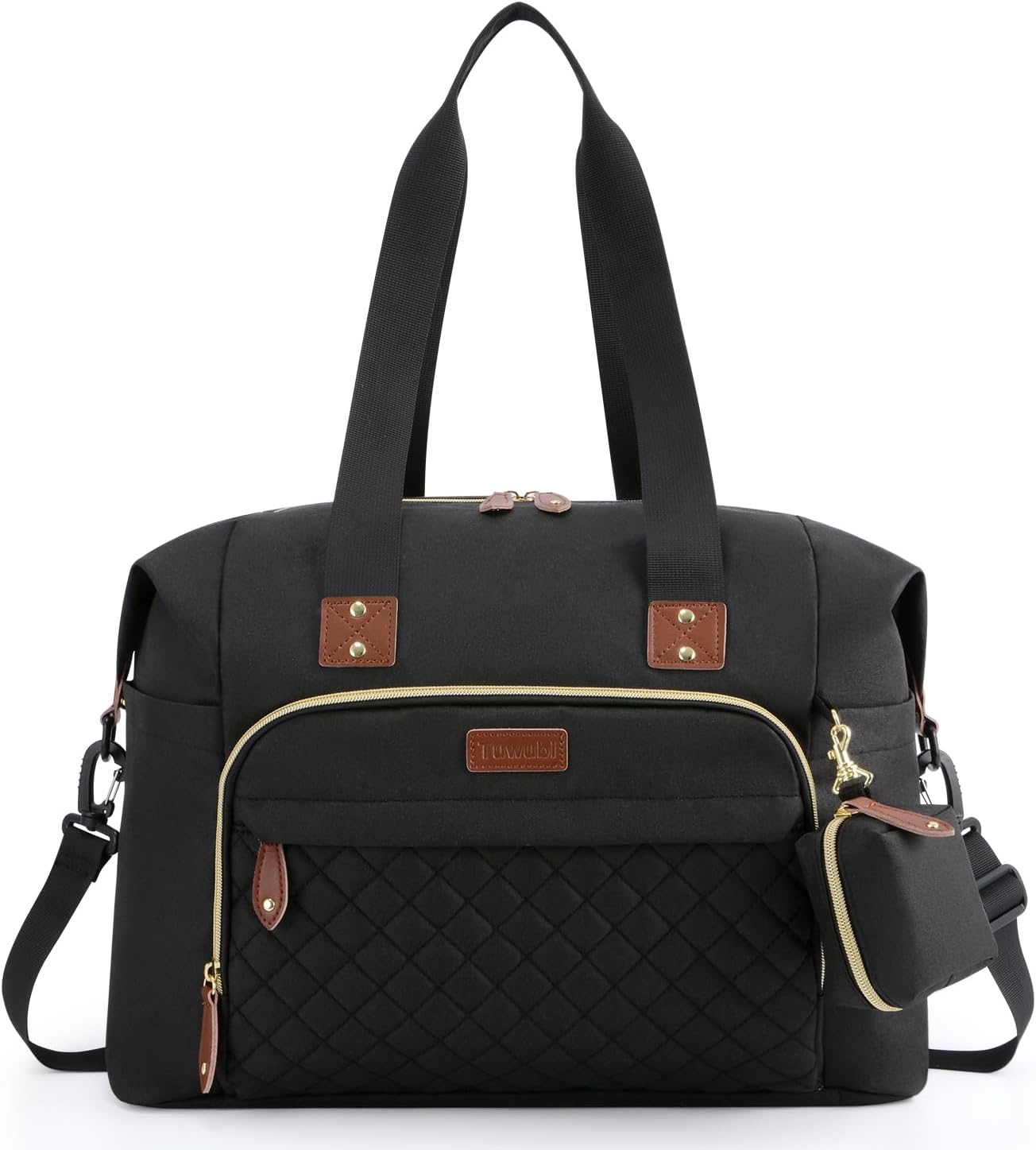 Amazon.com: TORIBIO Diaper Bag Tote, Large Shoulder Mommy Bag with 15 ...