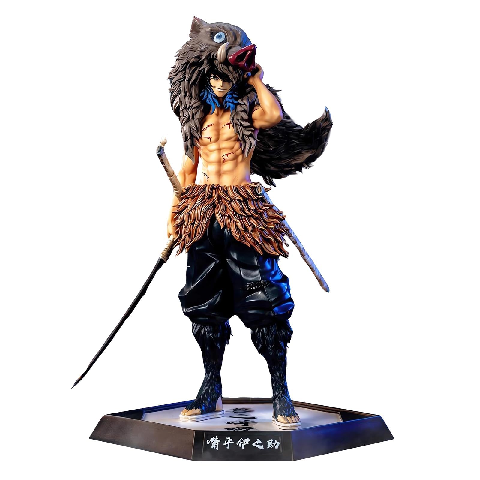 Amazon.com: LPTA Inosuke Figure Kimetsu No Yaiba Demon Figures Monster ...