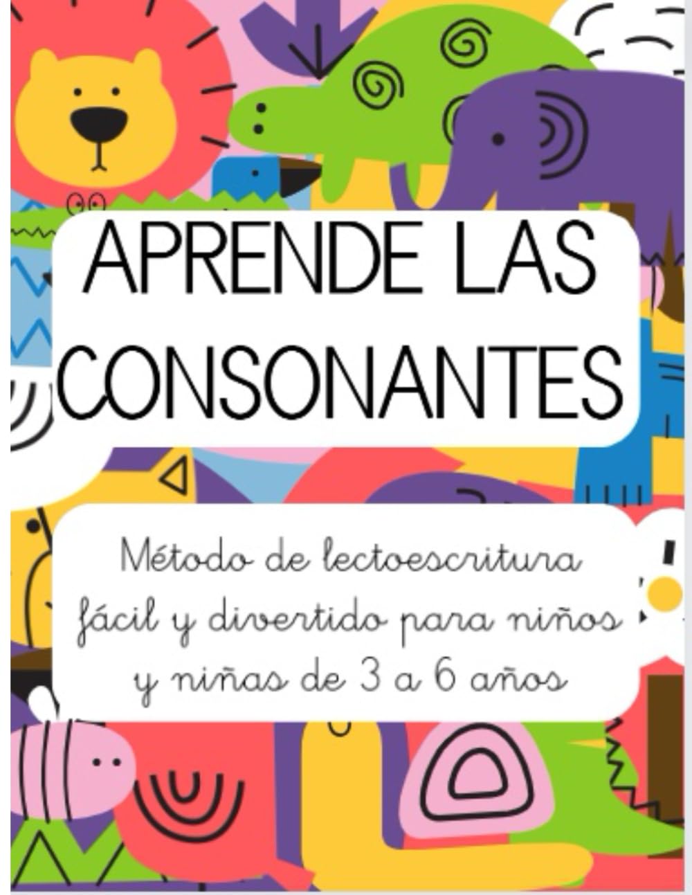 Aprende las consonantes. Método de lectoescritura para niños y niñas de ...
