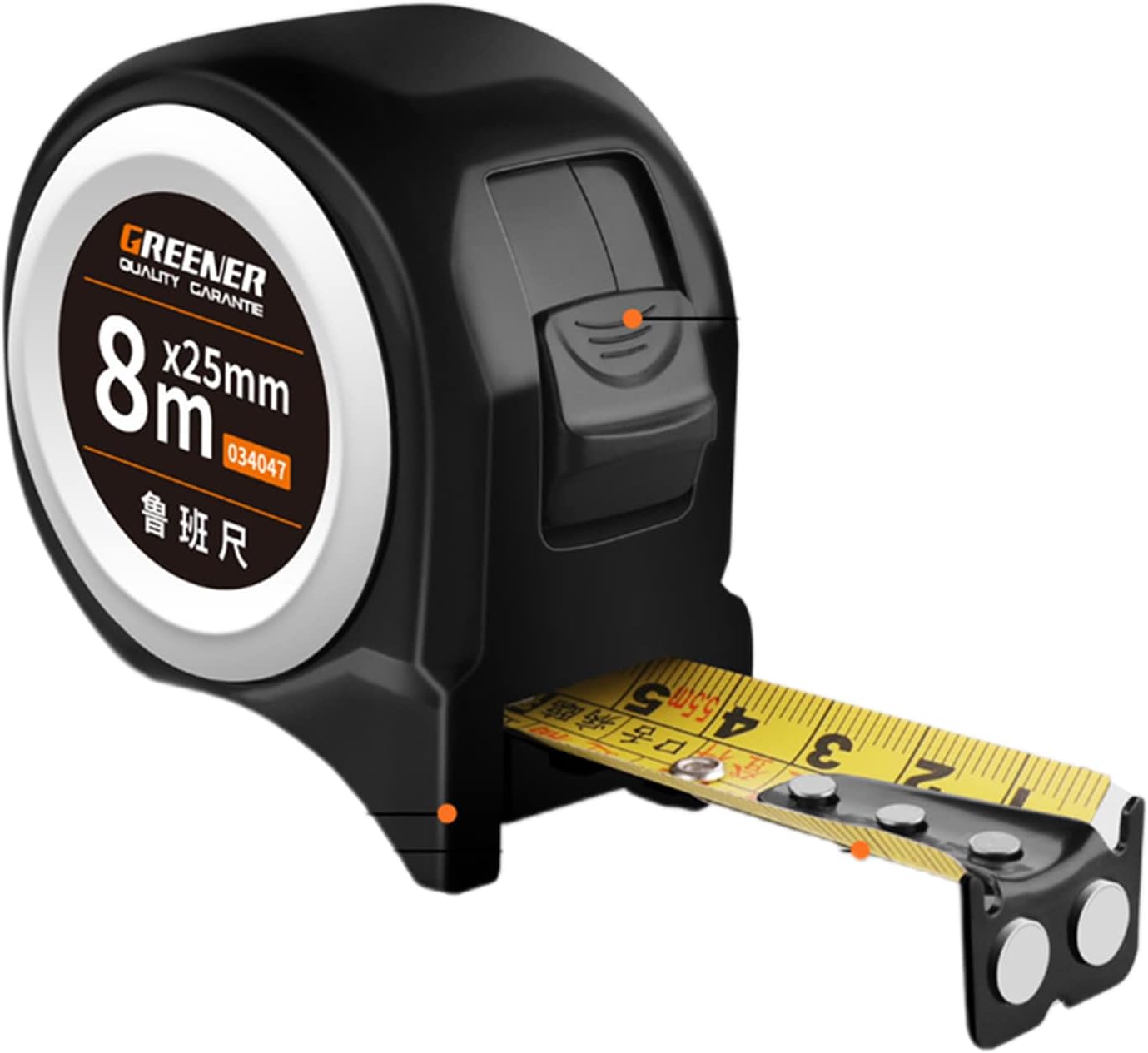 5.5M/8M 18Ft / 26Ft Tape Measure 1-Inch Wide With Nylon Coating Metric Tape Ruler Measuring Tool ...