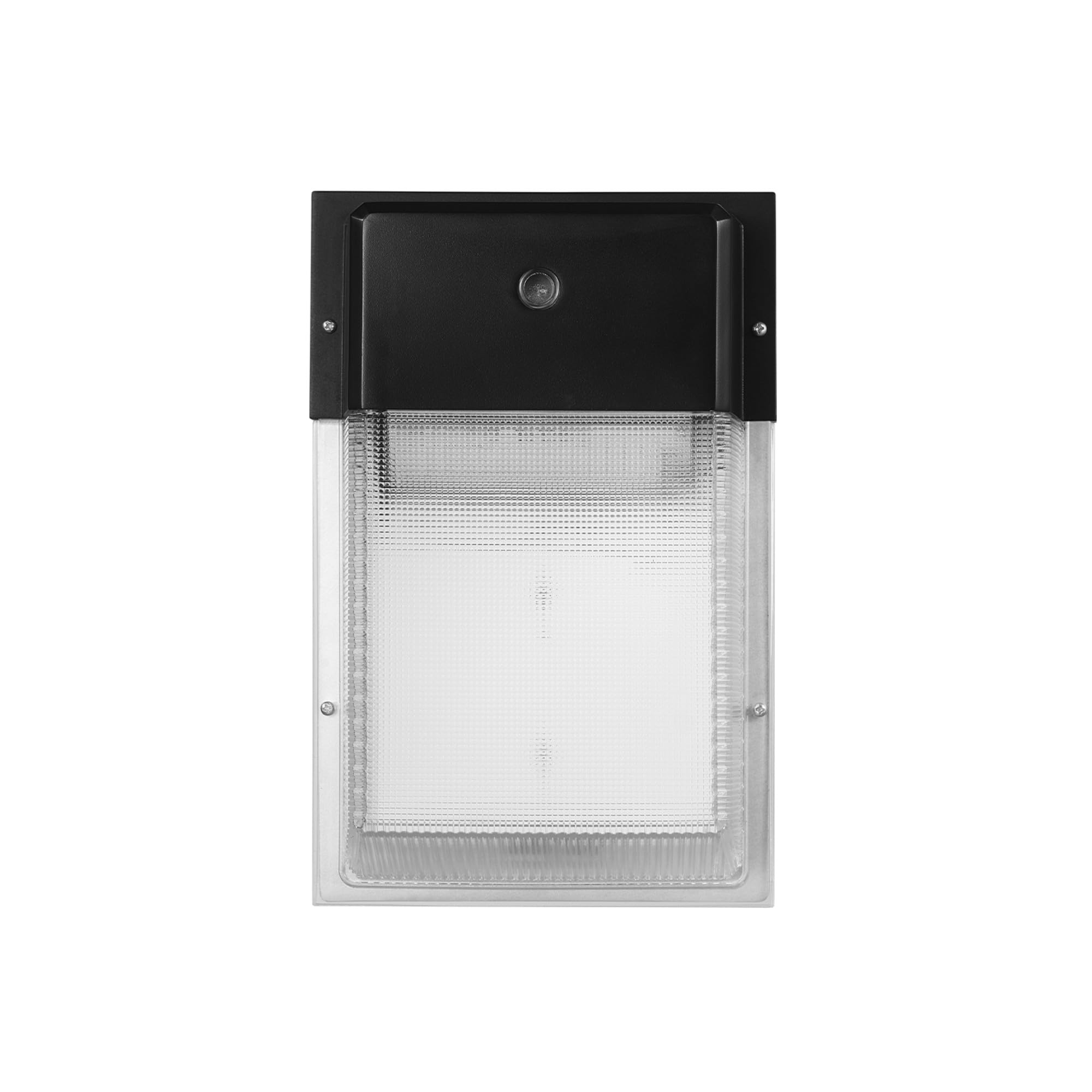 Globe Electric 23W Black Wall Pack 2000 Lumens Hardwired Automatic Dusk ...