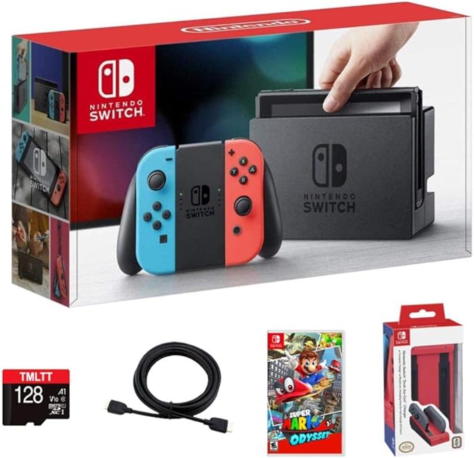 Amazon.com: Nintendo 2020 Premium Switch 32GB Console Family Essential ...