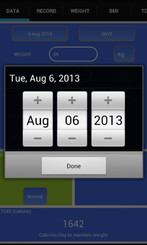 Weight and BMI Recorder - App on Amazon Appstore