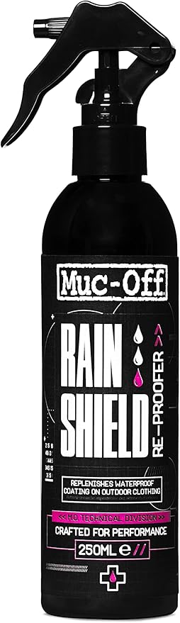 Amazon.com: Muc-Off Rain Shield Re-Proofer, 8.5 fl oz - Waterproofing ...