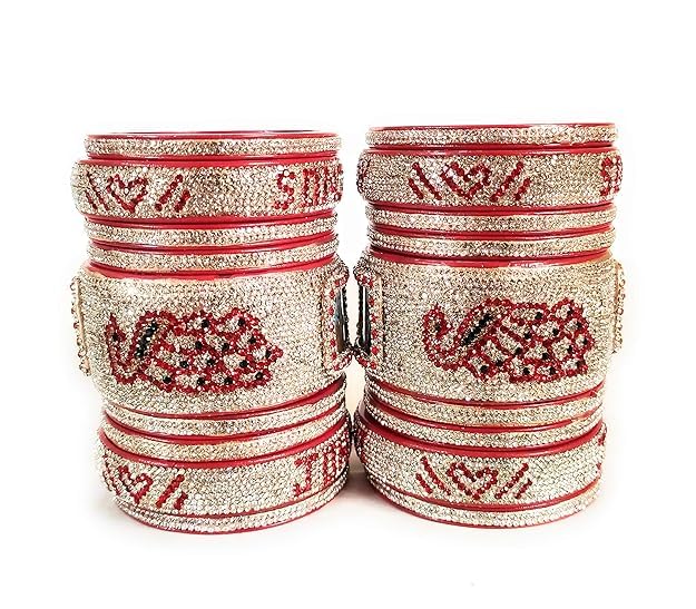 Buy BANGLESKART Diamond Animals Customized Name & Photo Kangan for ...
