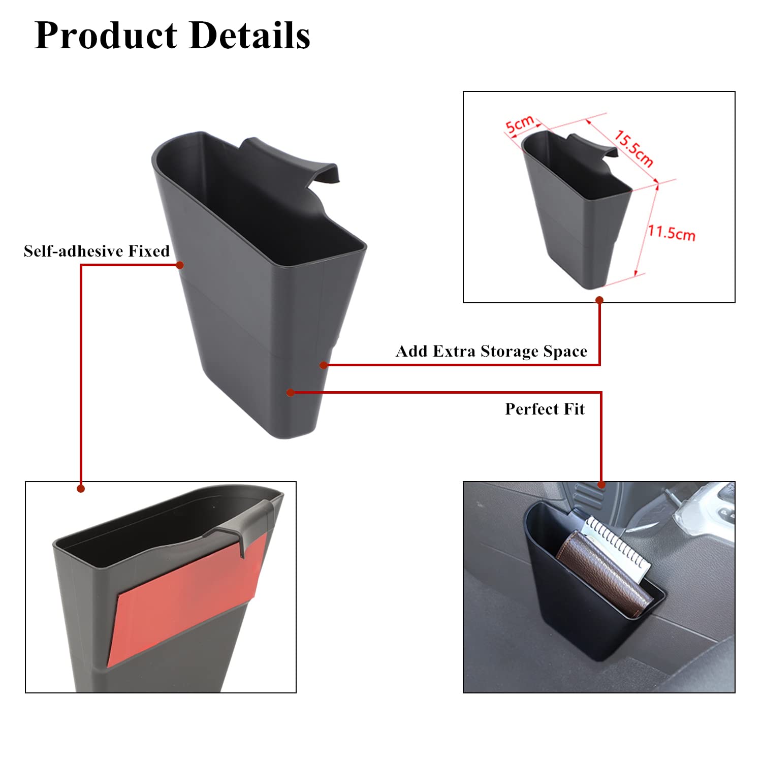 Snapklik.com : Driver Gear Shifter Tray Storage Box For Jeep Renegade ...