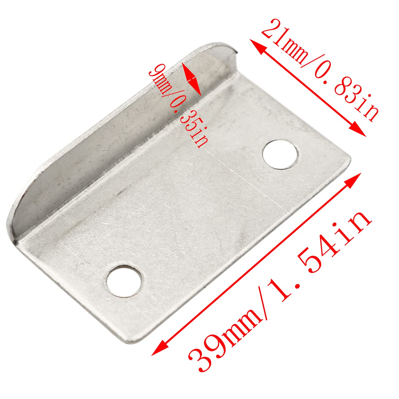 Door Strike Plate 10-Pack Angled Drawer Lock Strikes – Metal Latch ...