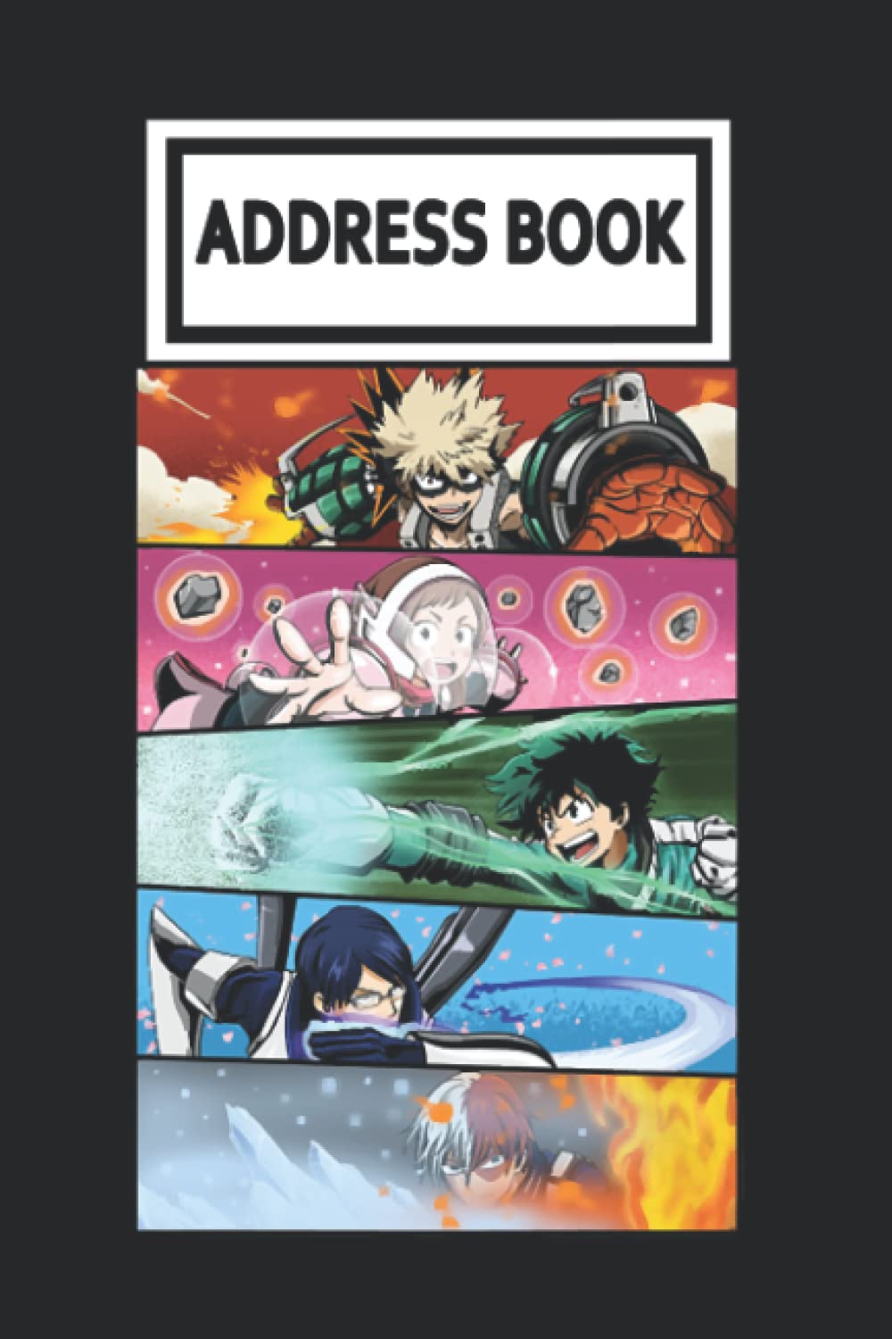 Buy Address Book: Boku No My Hero Academia MHA Anime Manga Characters ...