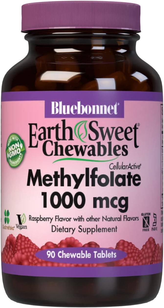 Amazon.com: BlueBonnet Earth Sweet Cellular Active Methylfolate 1000 ...