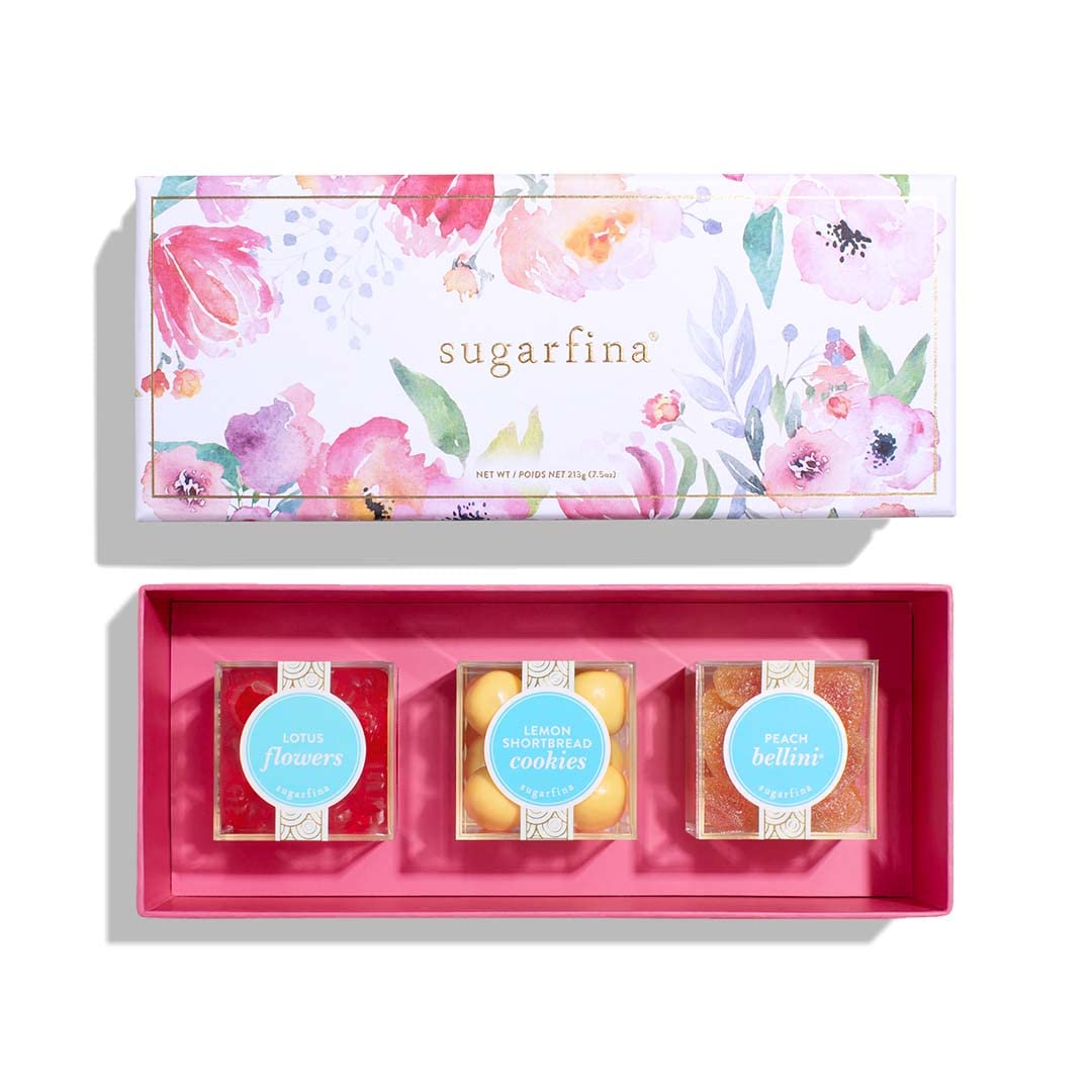 Buy Sugarfina Watercolor 3 Piece Candy Bento Box With Peach Bellini ...