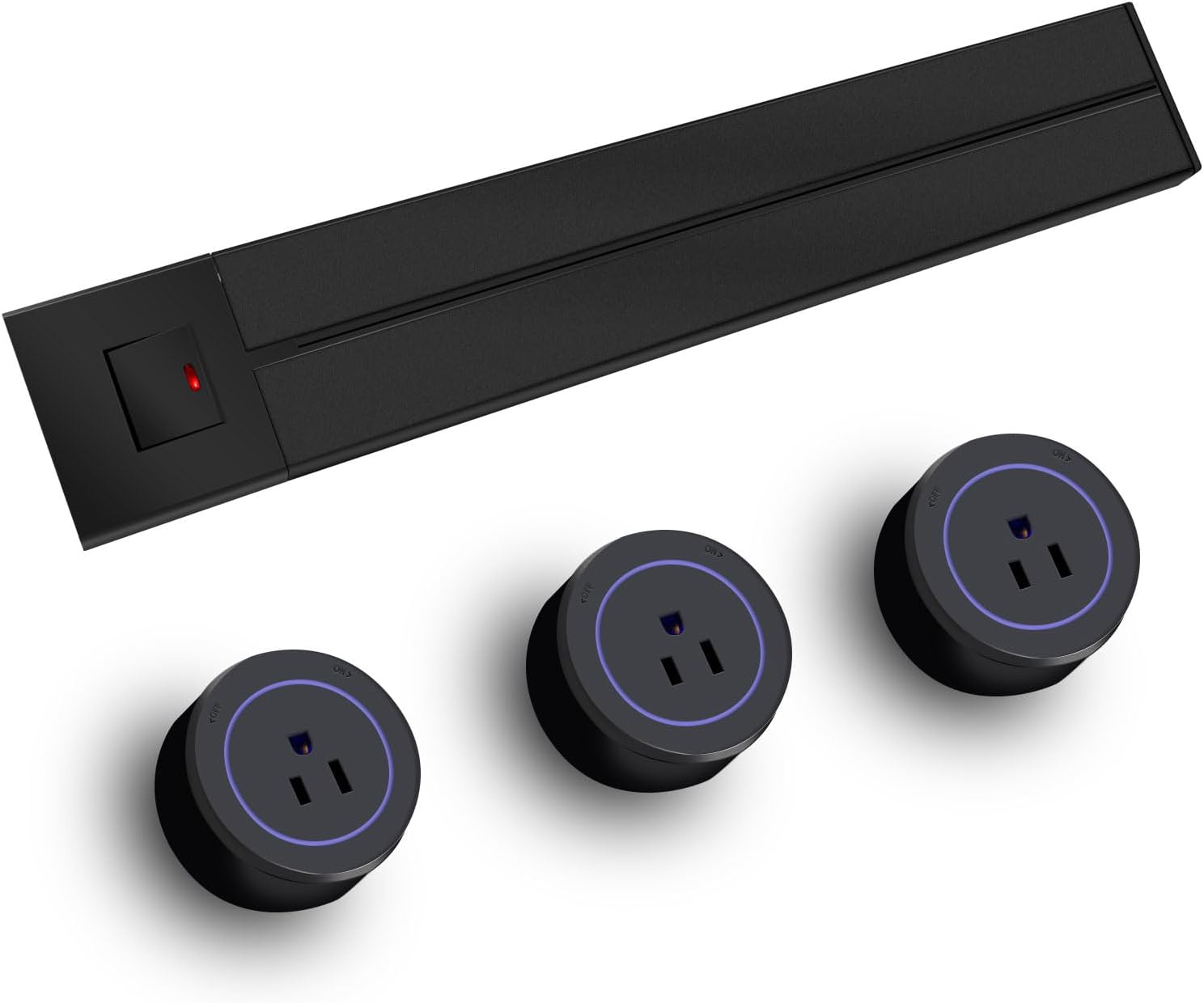 Amazon.com: Task Lighting Tamper Resistant Under-Cabinet Angled Power ...