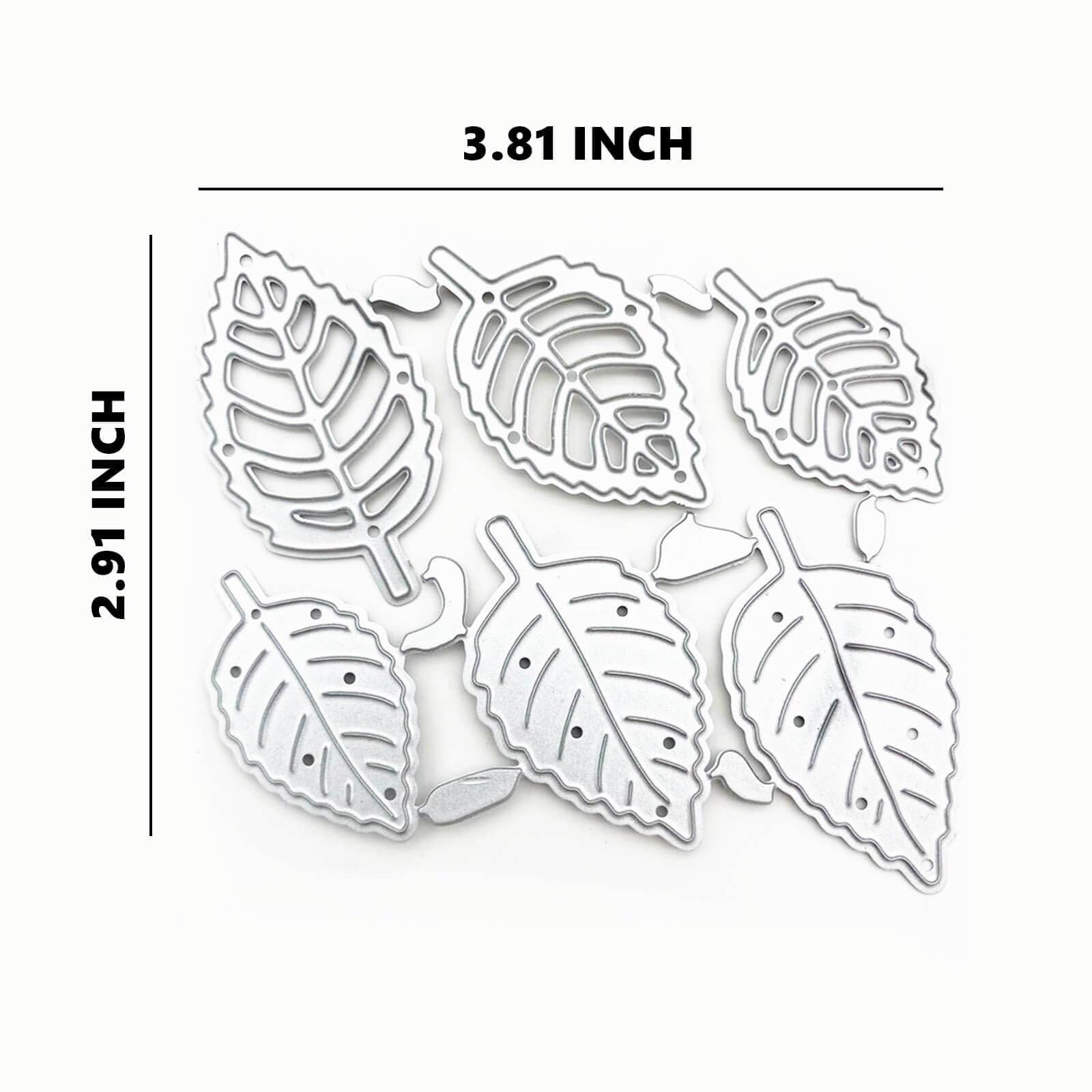Snapklik.com : YKW Leaf Shape Metal Cutting Dies Set