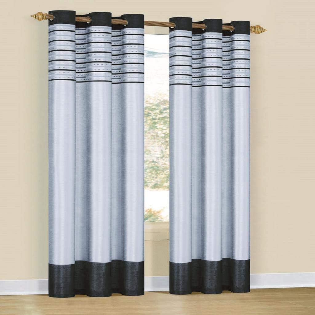 Amazon.com: Duck River Textiles - Cityscape Embroidered Grommet Top ...