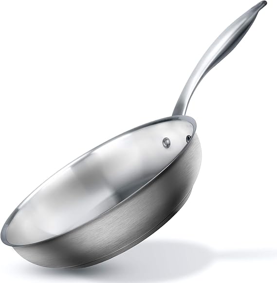 Amazon.com: Duxtop Professional Stainless Steel Fry Pan, Induction ...