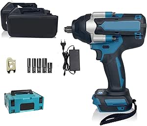 Amazon.co.jp: 1800N。 M DTW700 電動インパクトレンチ 1800Nm 高トルク 1/2インチ 18Vバッテリー対応 (Color : 2x5Ah Bat-5 Pcs ...