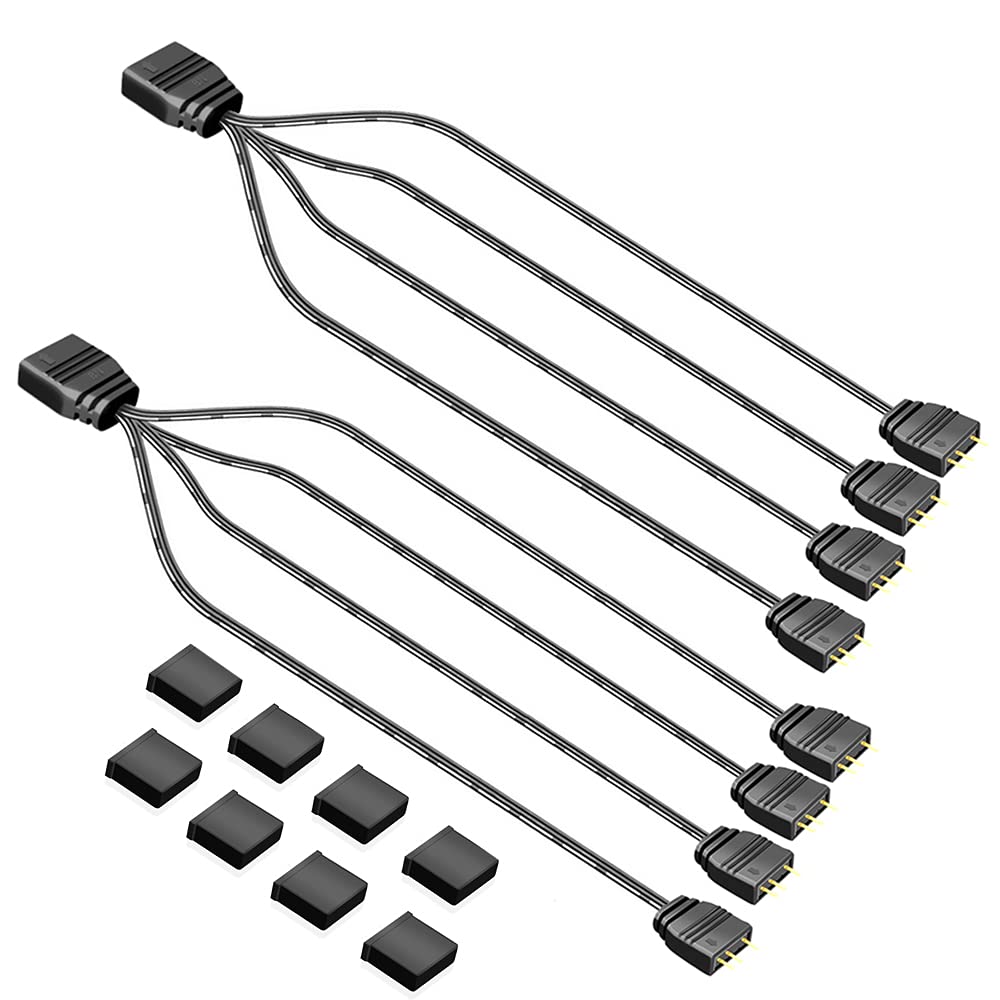 Buy ARGB Splitter 5V 3 Pin Addressable RGB Splitter Cable with ...