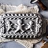 Amazon.com: Nordic Ware Gingerbread Family Loaf Pan, Metallic: Home ...