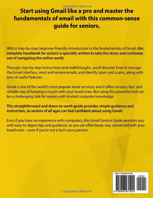 Snapklik.com : Gmail Seniors Guide: The Most Simple And Updated Manual For The Non-Tech-Savvy To ...