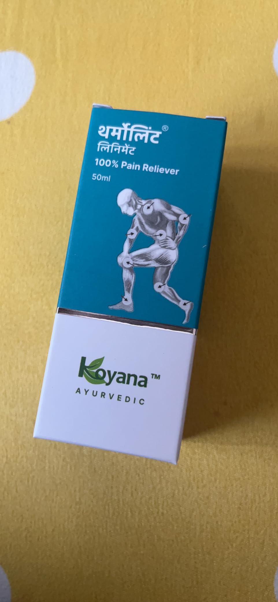 Thermolint Liniment Ayurvedic Pain Relief Oil 50 ml (Pack of 1 ...