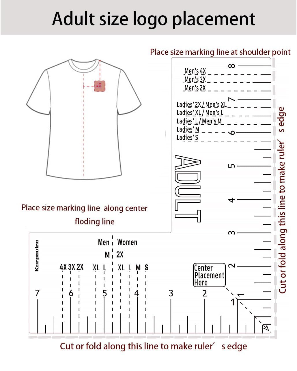 Snapklik.com : Karpoulra 2 Pack Tshirt Ruler Guide For Vinyl Alignment ...