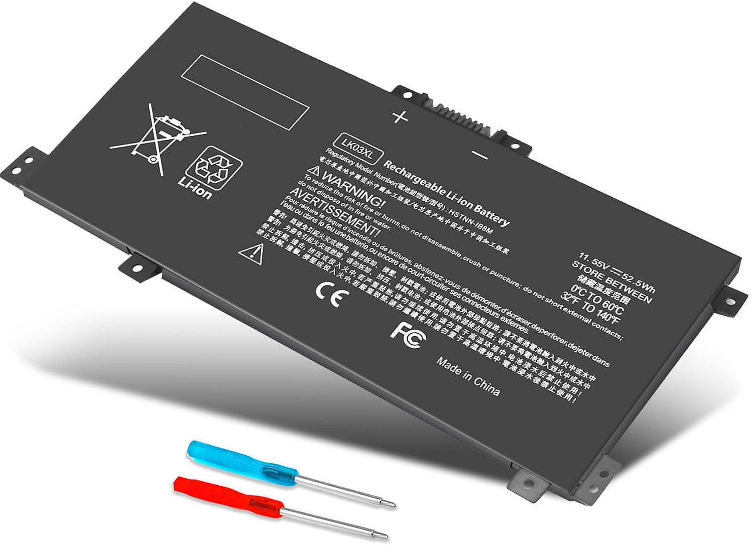 Amazon.com: LK03XL L09281-855 Battery Replacement for HP Envy X360 15 ...